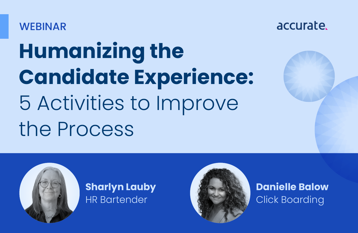 Webinar: Humanizing the Candidate Experience: 5 Activities to Improve the Process